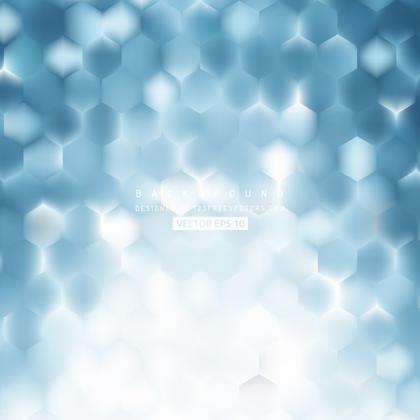 Light Blue Hexagon Background Pattern