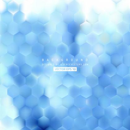 Light Blue Hexagon Pattern Background Design