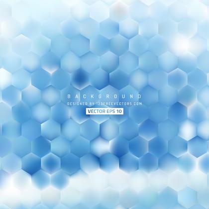 Light Blue Hexagon Background