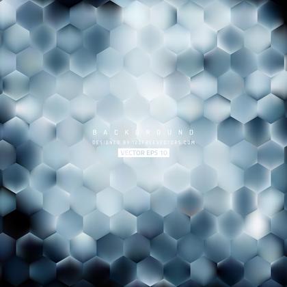 Dark Blue Hexagon Background Pattern