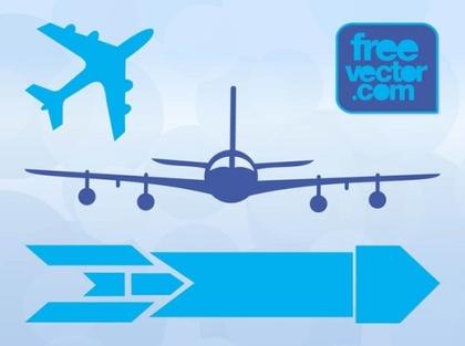 Aircraft Icons Free Vector