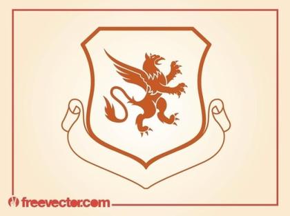 Griffin Emblem Free Vector