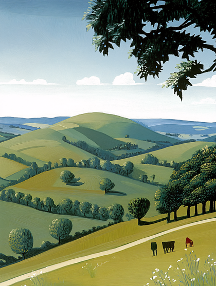 4 Pastoral Scene | Free Vectors, Photos, Artwork Images | 123Freevectors
