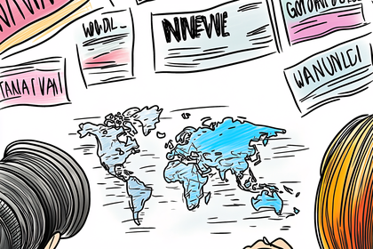 Free Download Hand-Drawn World Map with Notes and Texts